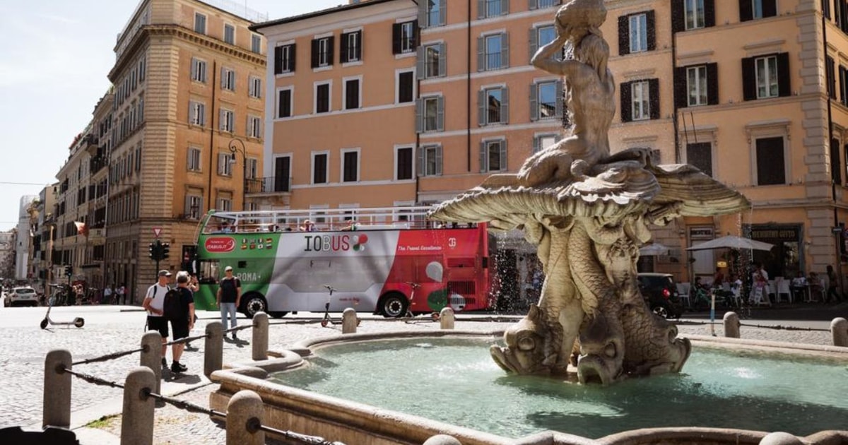 Rome: Open-Top Bus and Navona Underground Entry Ticket | GetYourGuide