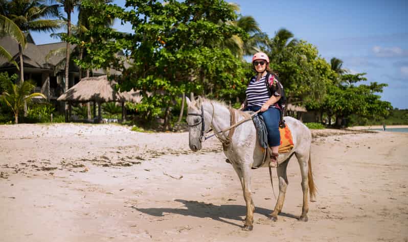Fiji: Beach Horseback Riding Tour with Lunch and Transfer | GetYourGuide