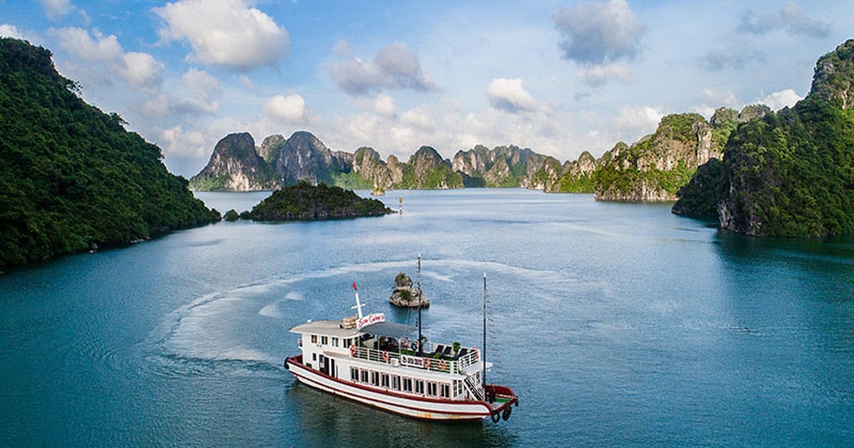 Van Hanoi: Halong Bay Cruise naar Sung Sot en Titop Island | GetYourGuide