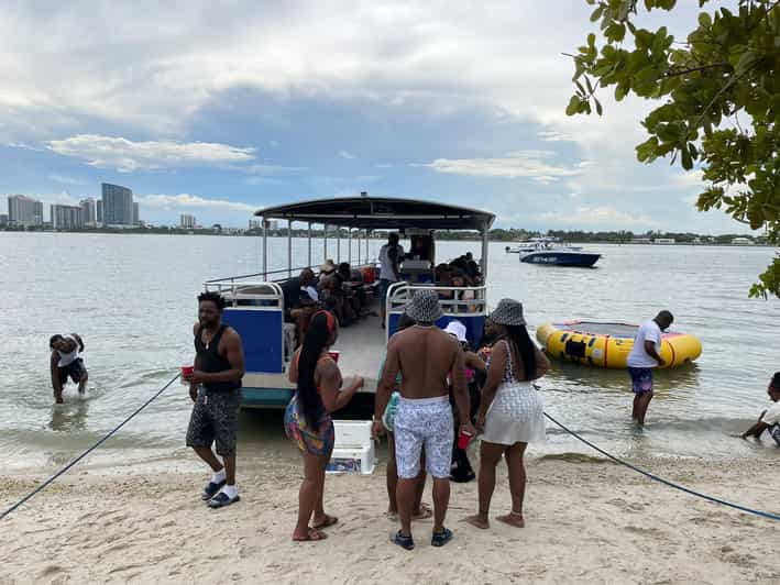 Miami: Pontoon Party Cruise with Water Toys | GetYourGuide
