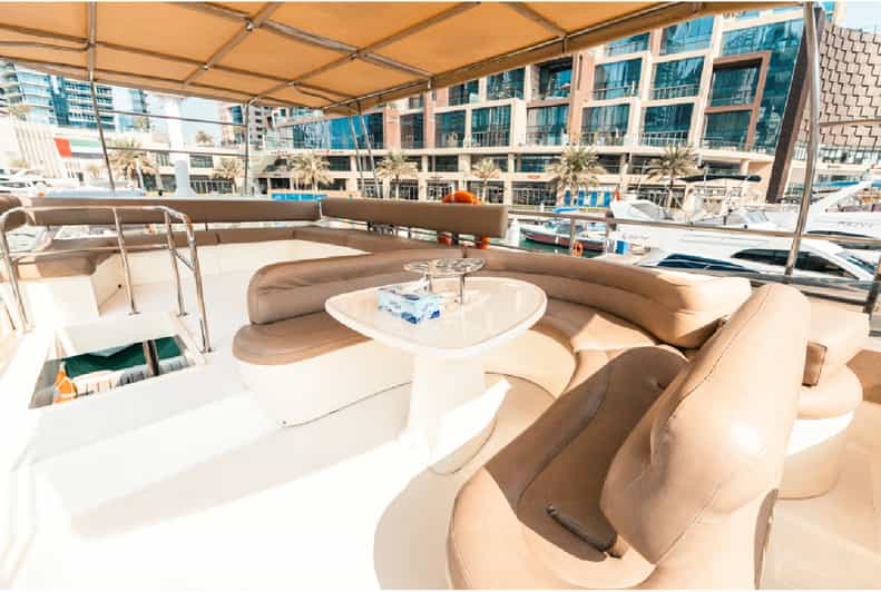 Dubai: 58-Feet Yacht Sea Trip | GetYourGuide
