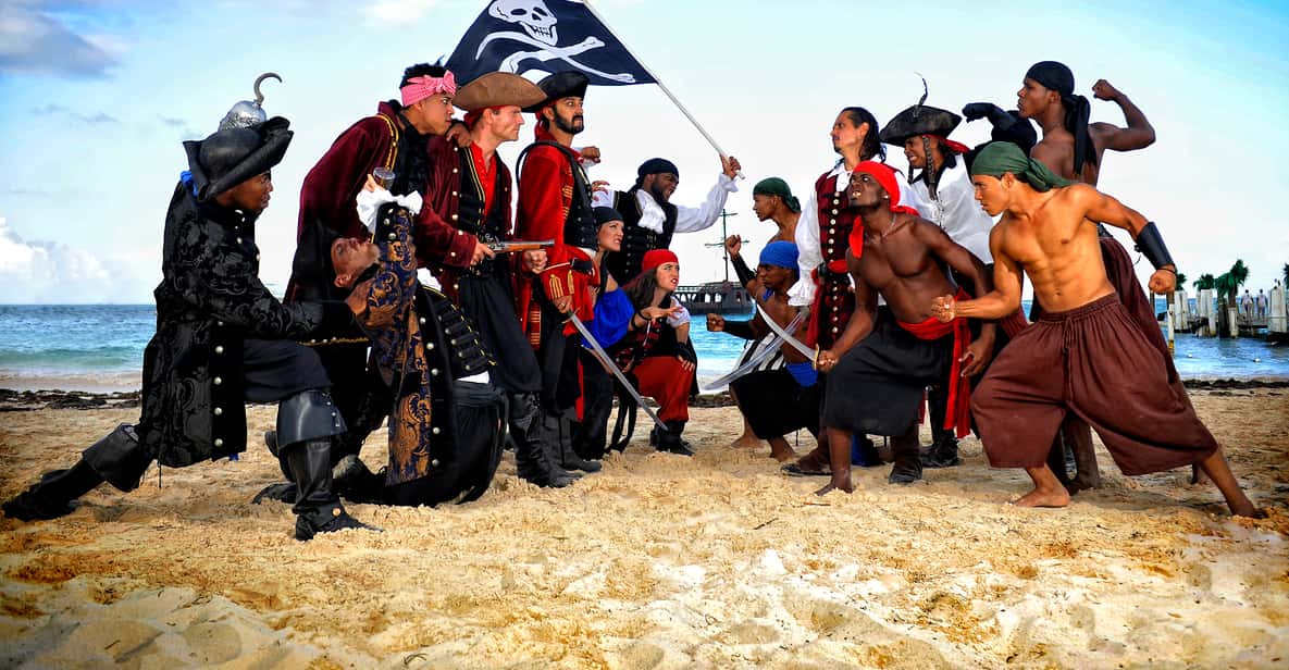Caribbean Pirates Show and Snorkeling with transportation | GetYourGuide