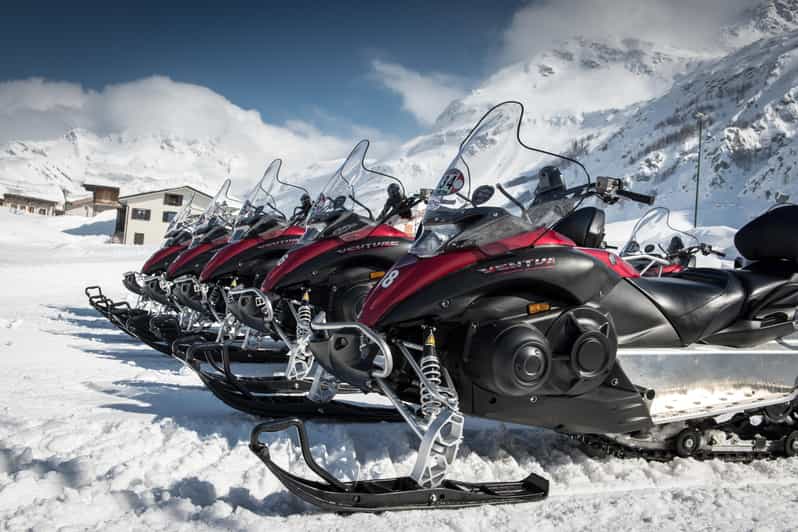 Snowmobile Tour Madesimo / Splügen Pass (Daytrip St. Moritz) | GetYourGuide