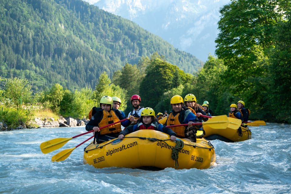 From Interlaken: Family Rafting | GetYourGuide