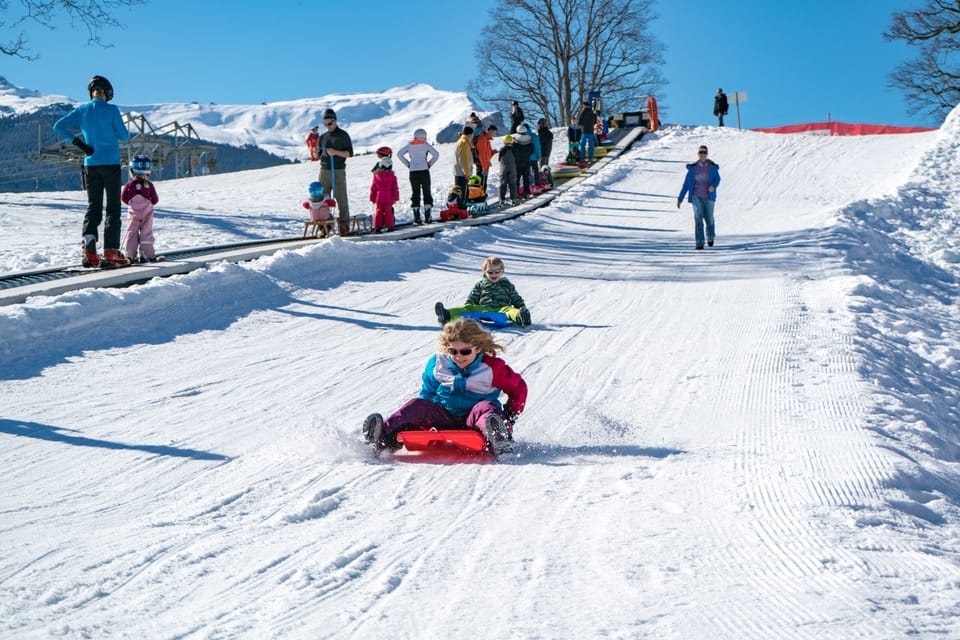 Grindelwald: Αρένα Bodmi: Sledding και Tubing στο Bodmi Arena ...