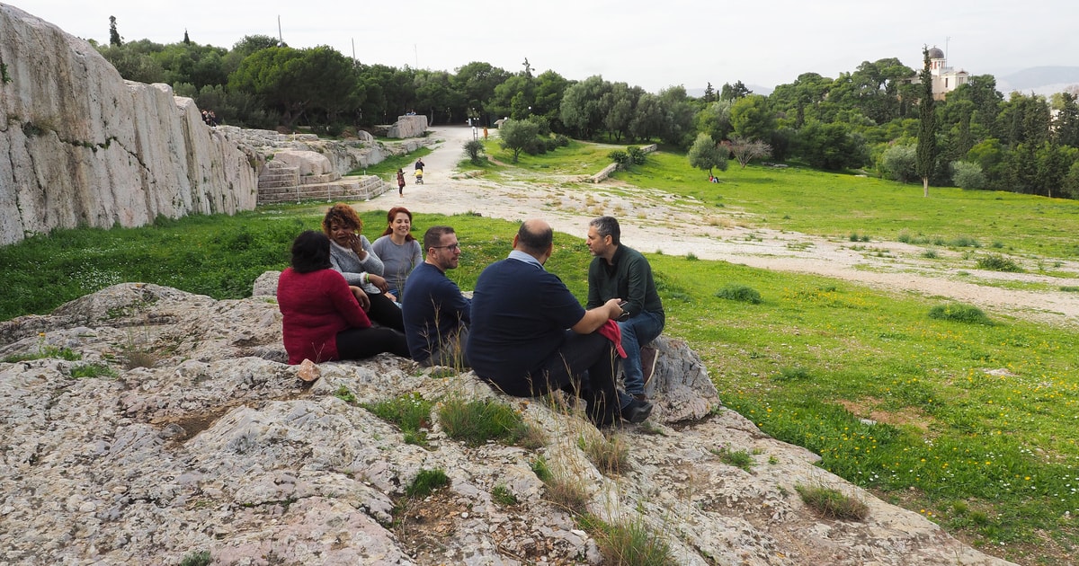 Athènes : Atelier expérimental sur la démocratie sur la colline de Pnyx ...