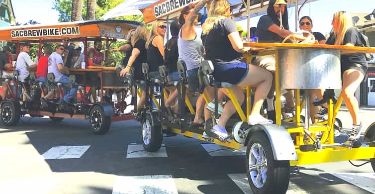 Sacramento: Pedal Bar Tour with 2 Stops | GetYourGuide