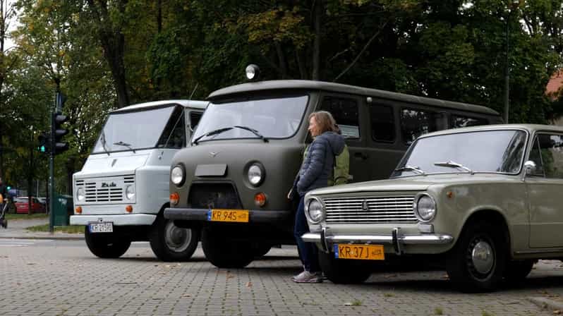 Kraków: Nowa Huta Vintage Car Ride with Guide | GetYourGuide