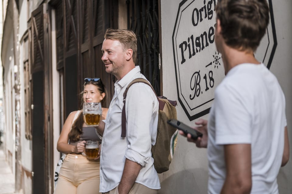 Prague: Local Pub Walking Tour with 5 Beers and Snacks | GetYourGuide