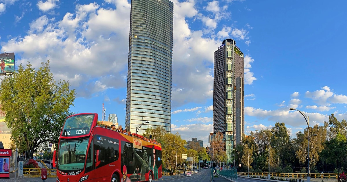 Mexiko-Stadt: Hop-On/Hop-Off-Stadtführung mit dem Turibus 1-Tages-Pass ...