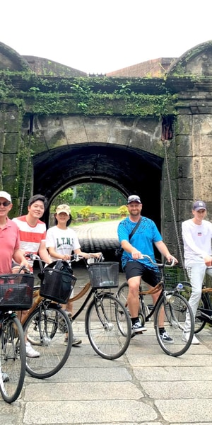 Manila: Guided Sunset Bamboo Bike Tour in Intramuros | GetYourGuide