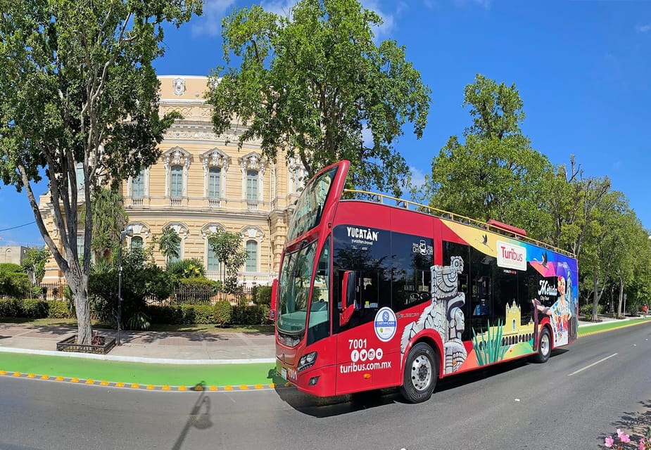Mérida: Panoramic Sightseeing Tour Bus Ticket with 2 Routes | GetYourGuide