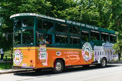 Washington, DC: Old Town Hop-On Hop-Off Trolley City Tour | GetYourGuide