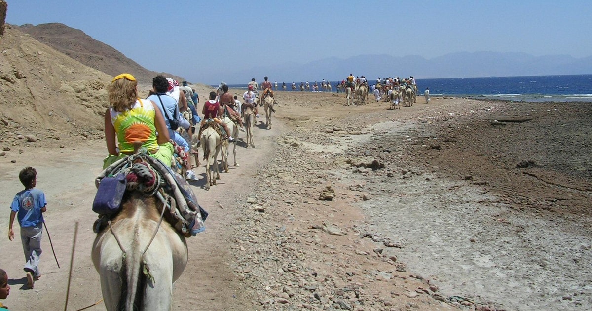 Sharm: Turul Canionului Colorat Dahab cu Snorkeling la Trei Piscine ...