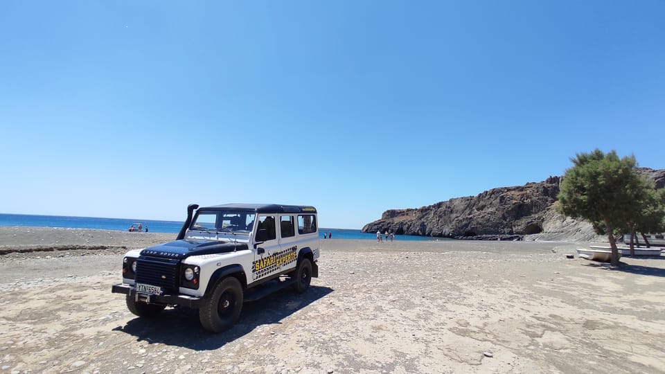 Crete: Trypiti Beach Off-Road South Tour w/ Lunch & Wine | GetYourGuide