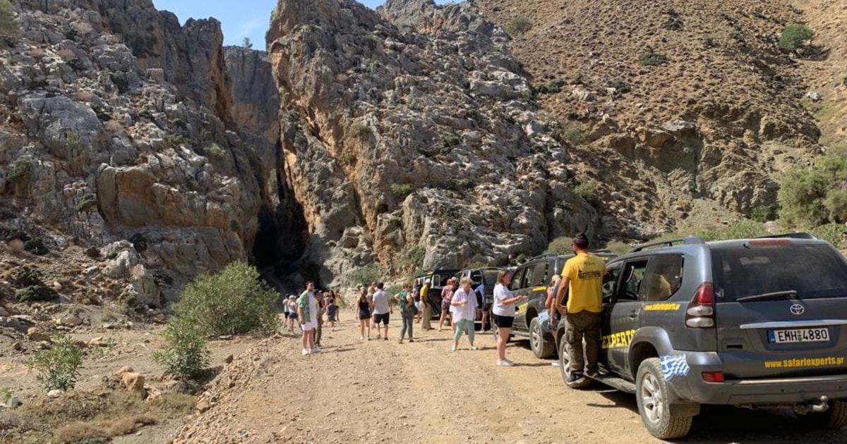 Crete: Trypiti Beach Off-Road South Tour w/ Lunch & Wine | GetYourGuide