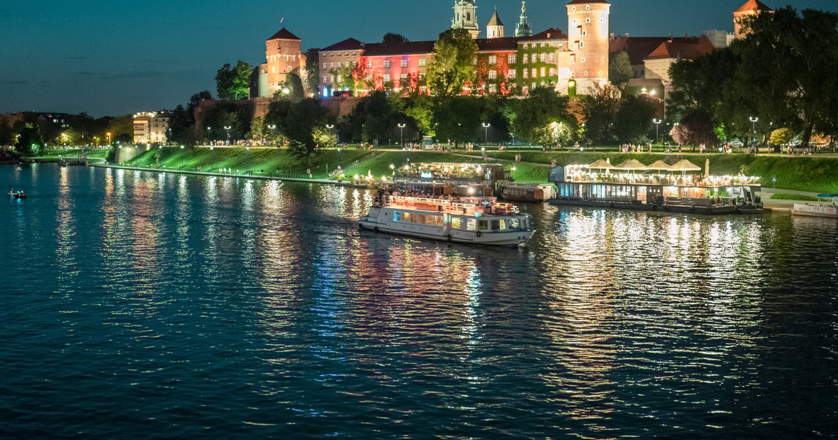 Kraków: Evening or Night River Cruise | GetYourGuide