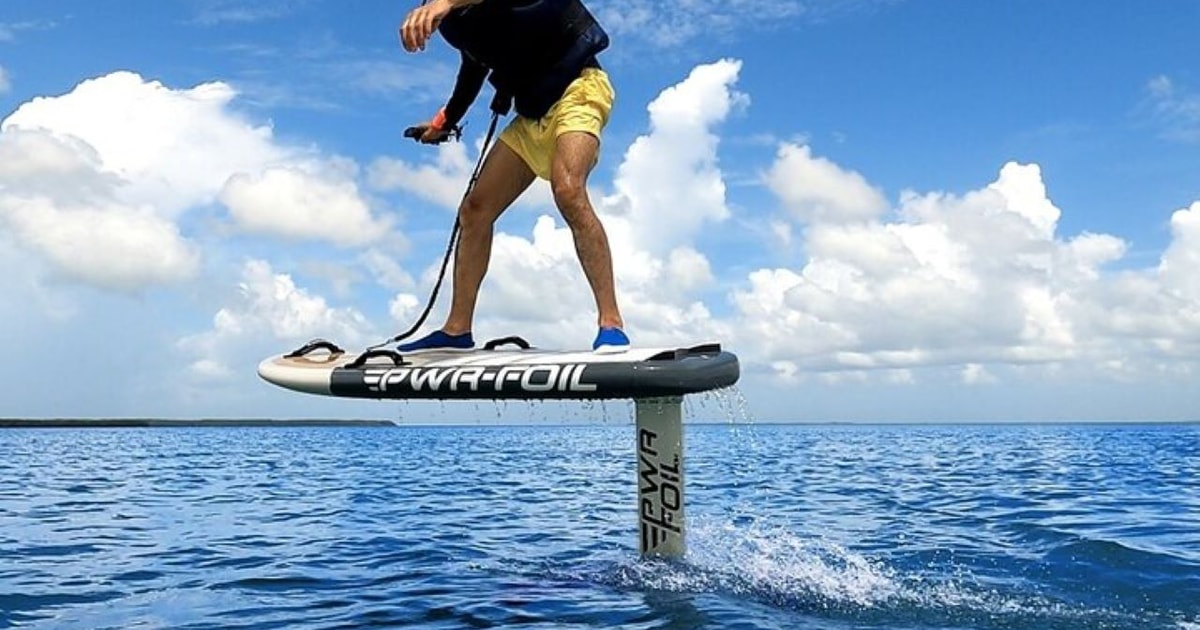 Guadeloupe: Electric Foil Ride with Instructor | GetYourGuide