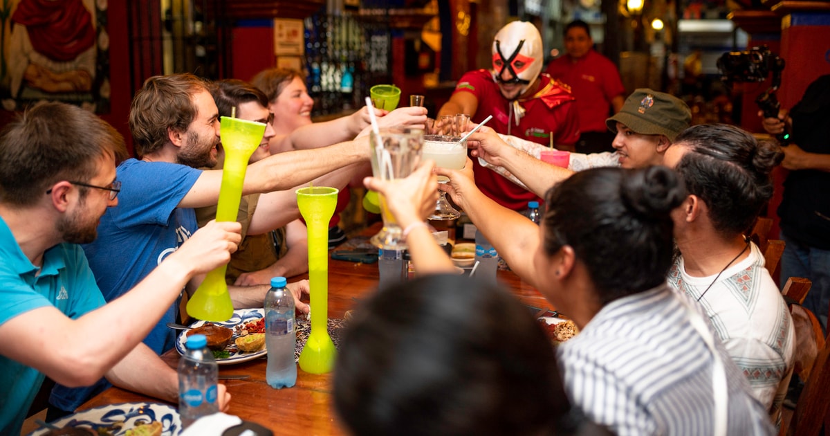 Cancun: Lucha Libre with Tacos, Margaritas, & Tequila Taster | GetYourGuide