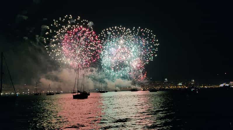 Lisbonne : Croisière de feux d'artifice de la Saint-Sylvestre sur le ...