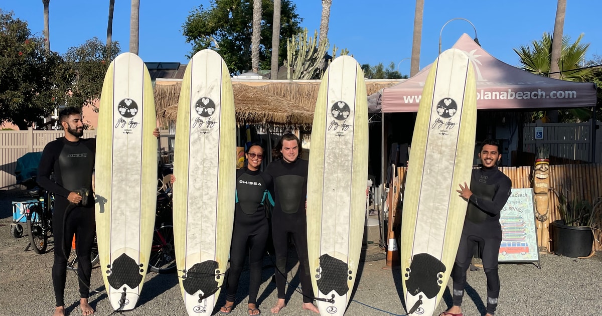 Solana Beach: Surfboard Rentals | GetYourGuide