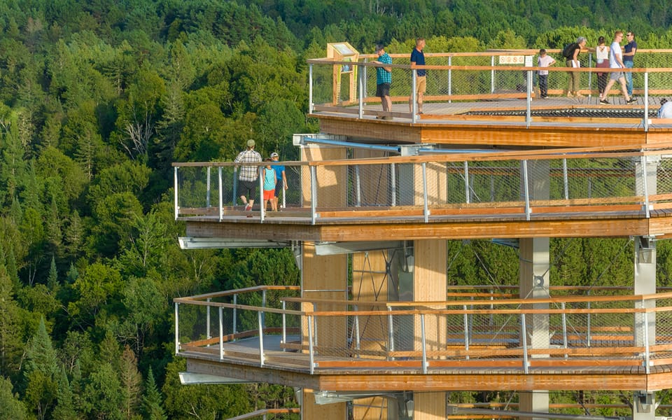 Mont-Tremblant: Laurentians Treetop Observatory and Walk | GetYourGuide