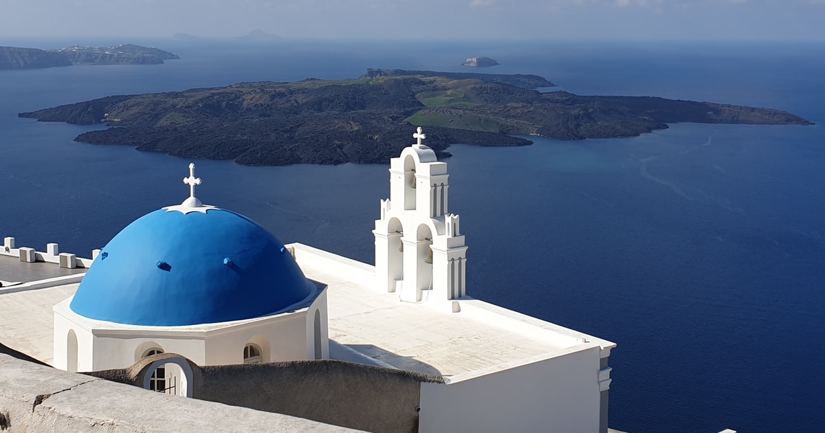 Excursion à Santorin : Vues panoramiques avec un minimum de marche ...