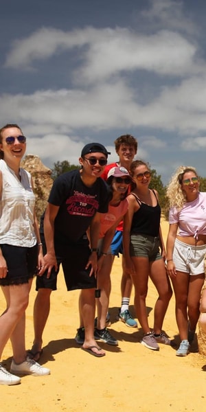 From Perth: Pinnacles Sunset and Stargazing Tour with Dinner | GetYourGuide
