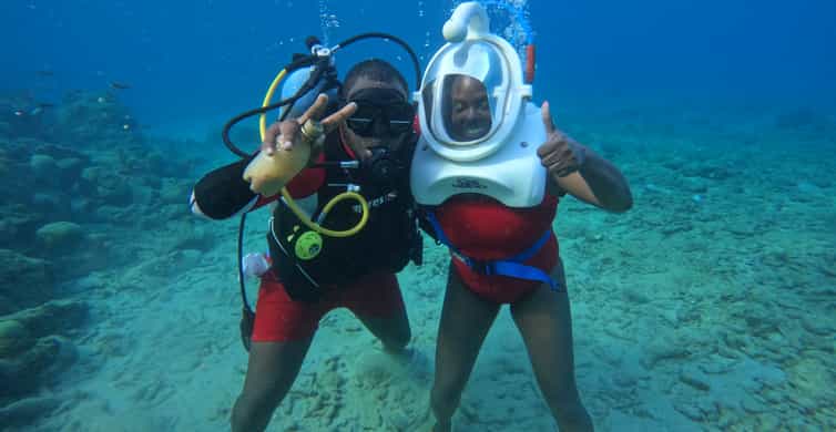 SeaTrek Underwater helmet diving experience Curacao | GetYourGuide SeaTrek Underwater helmet diving experience Curacao | GetYourGuide