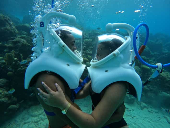 SeaTrek Underwater helmet diving experience Curacao | GetYourGuide