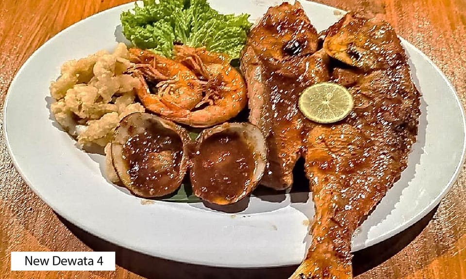 Bali: Jimbaran New Dewata Cafe Seafood Meal with Drinks | GetYourGuide