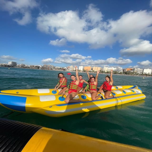 Playa de Palma: Banana Boat Ride | GetYourGuide