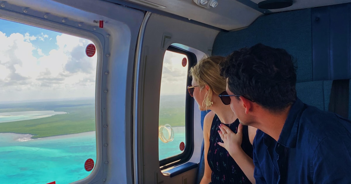 Cancún: 1 irányú helikopteres transzfer a szállodai zónából a repülőtérre | GetYourGuide