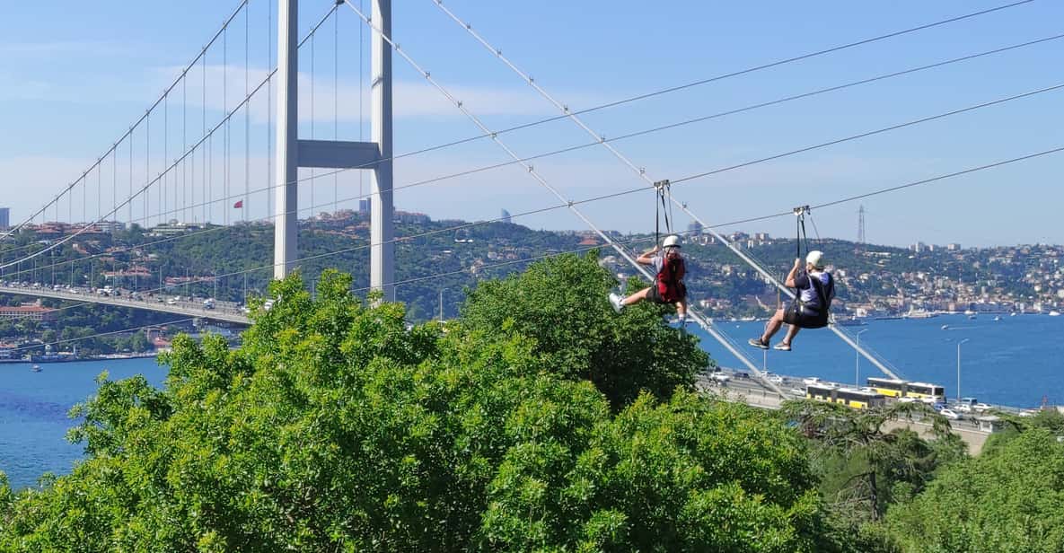 Stambuł: Zipline Adventure z widokiem na Bosfor | GetYourGuide
