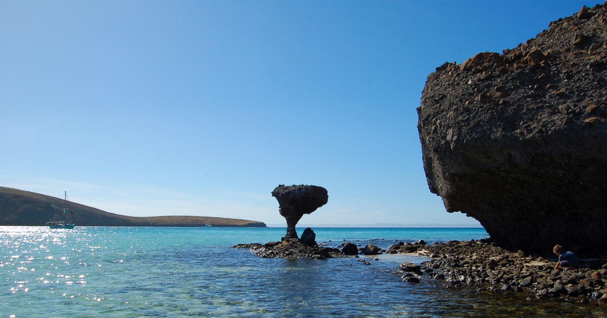 La Paz: Visita guiada a la playa de Balandra en lancha transparente ...