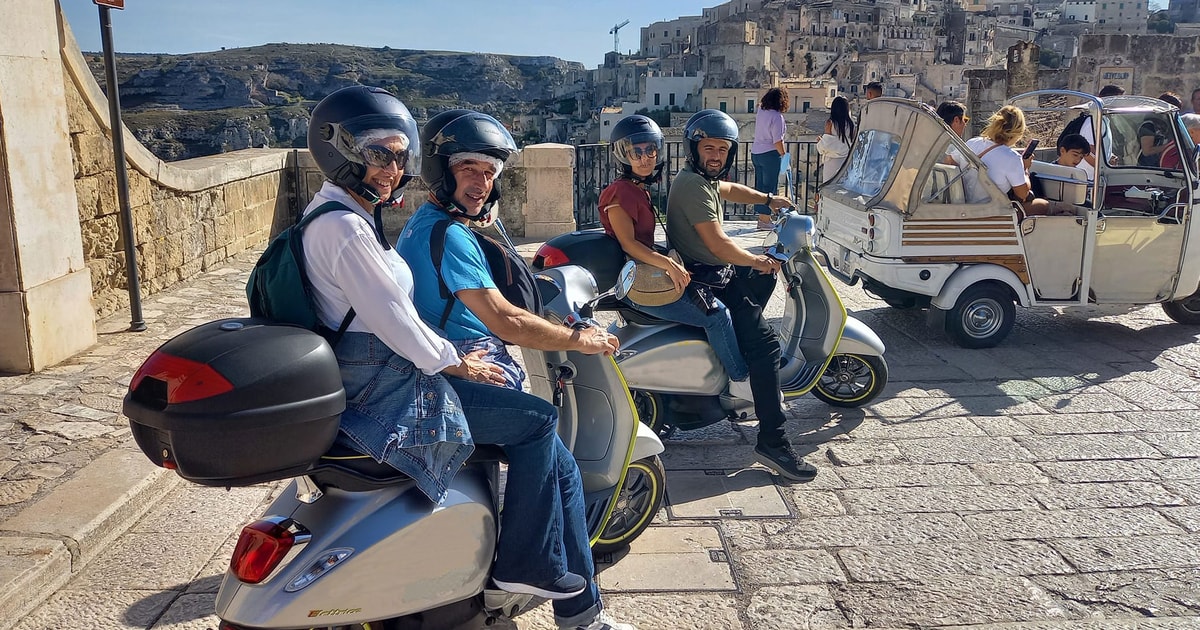Matera: Electric Vespa Guided Sightseeing Tour | GetYourGuide