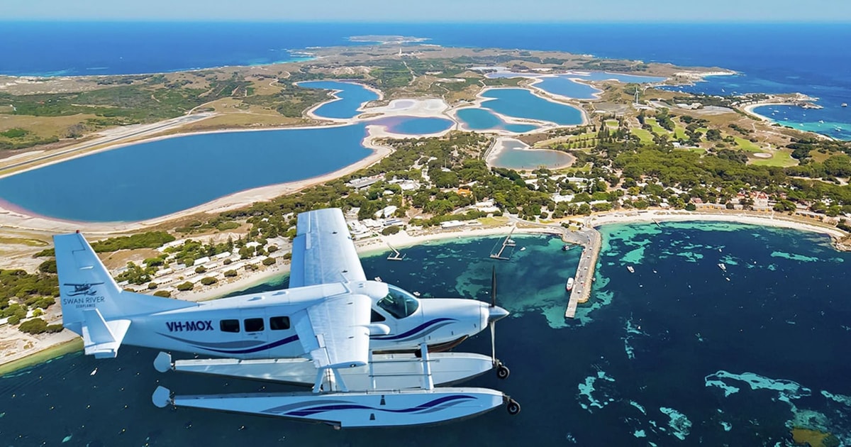 Desde Perth Excursión de un día en hidroavión, ferry y bicicleta a la ...