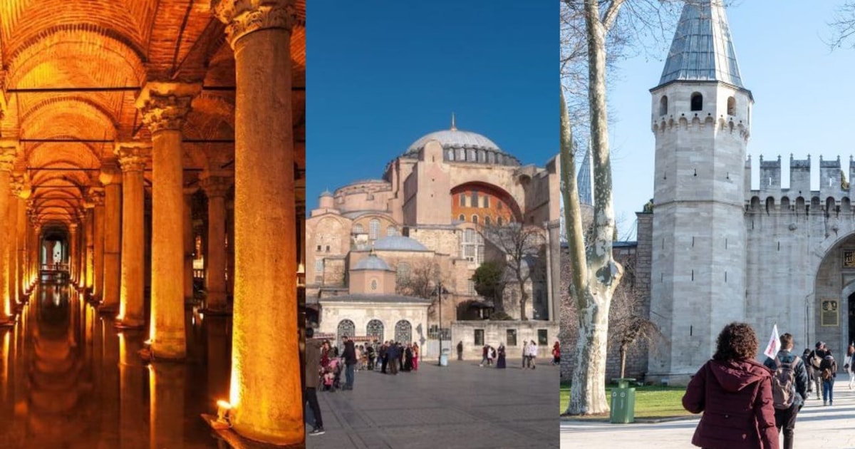 Istanbul: Basilica Cistern, Hagia Sophia and Topkapi Combo | GetYourGuide
