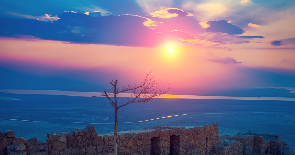From Tel Aviv: Guided Masada Sunrise Climb w/ Dead Sea Stop | GetYourGuide