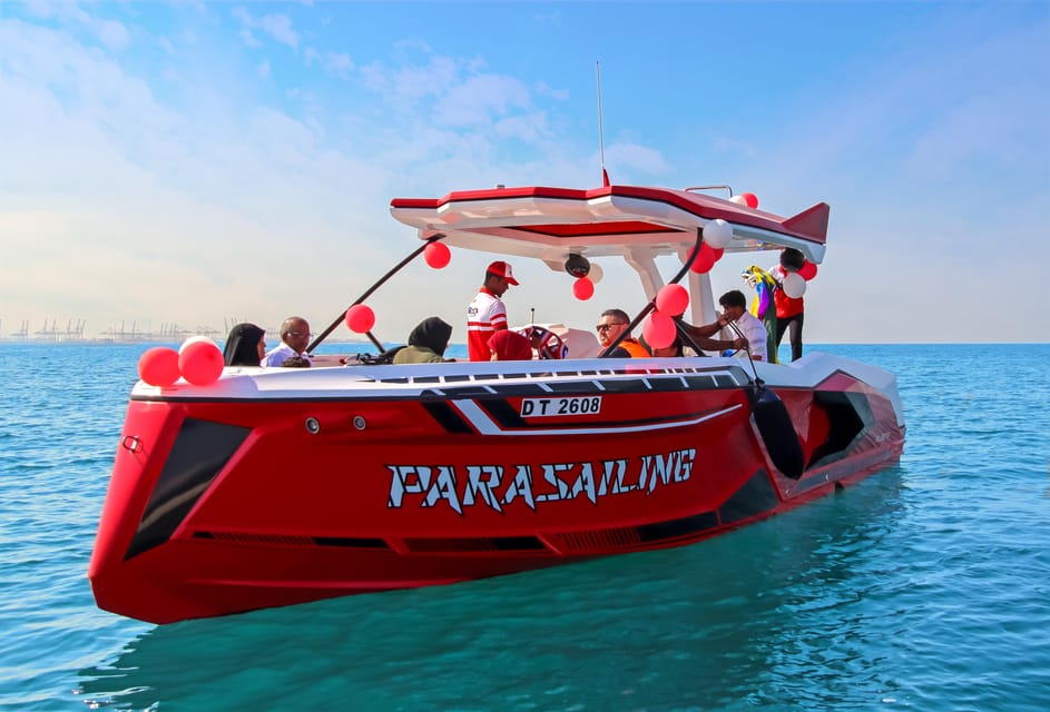Dubai: Private Luxury Speed Boat with Sightseeing Tour | GetYourGuide