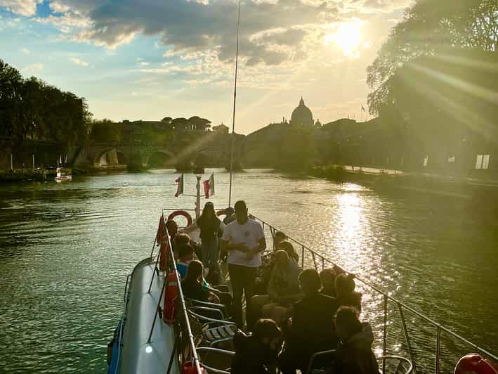 Rome: Evening River Cruise w/ Apéritif & Hop-on-Hop-off Bus | GetYourGuide