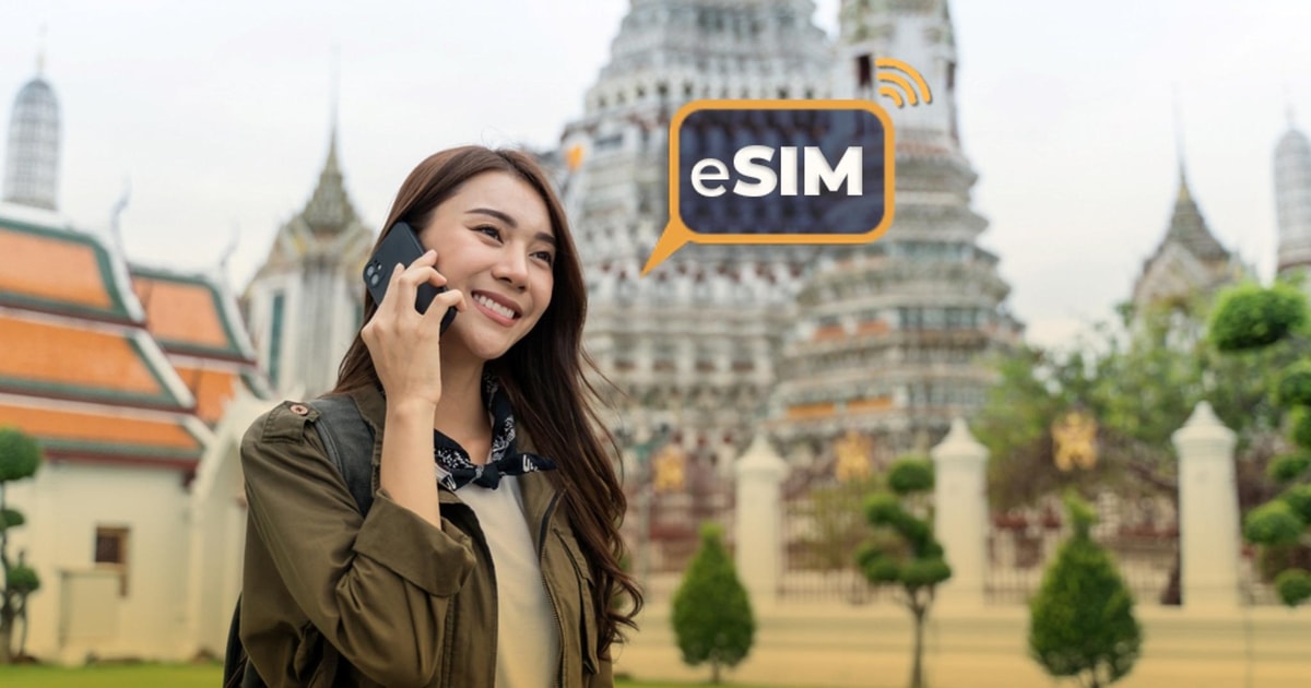 Thailand: mobiel roamen met downloadbare eSIM | GetYourGuide