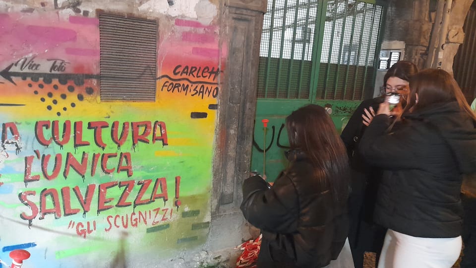 Naples: Spanish Quarter Street Art Tour with Maradona Murals | GetYourGuide