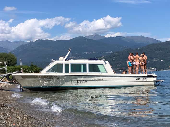From Lake Maggiore: Private Boat Tour with Pickup/Drop-off | GetYourGuide