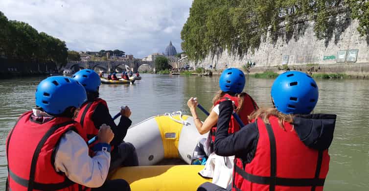 Rome: Urban Rafting Tour to Tiber Island with A Local Pizza | GetYourGuide