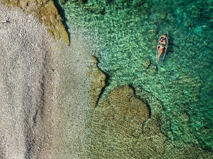 Pula: Clear Kayak Tour to Canyon, Island Cliffs & small Cave | GetYourGuide