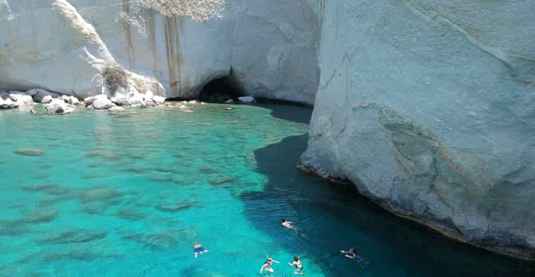 Milos: Milos and Polyaigos Snorkeling and SUP Cruise | GetYourGuide