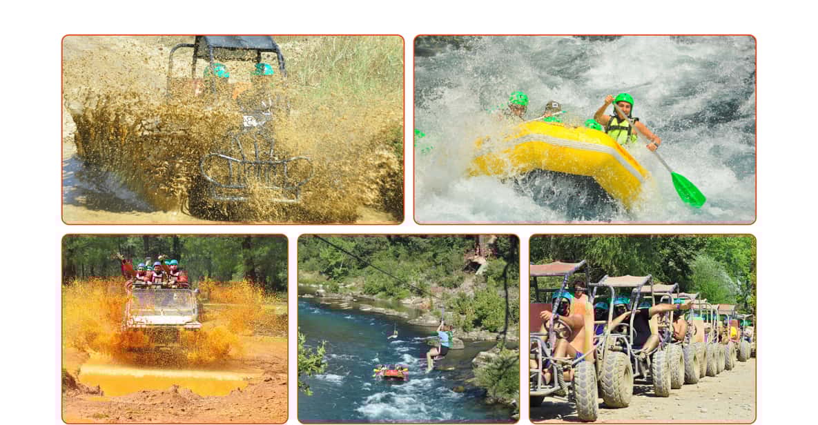 Alanya: Rafting, Zipline, Quad, Buggy, Jeep Tour with Lunch | GetYourGuide