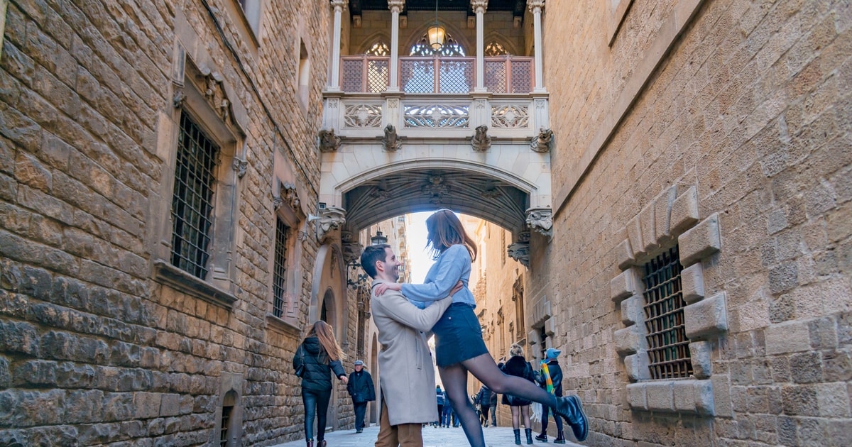 Dia Dos Namorados Em Barcelona Sessão De Fotos Romântica Para Casais