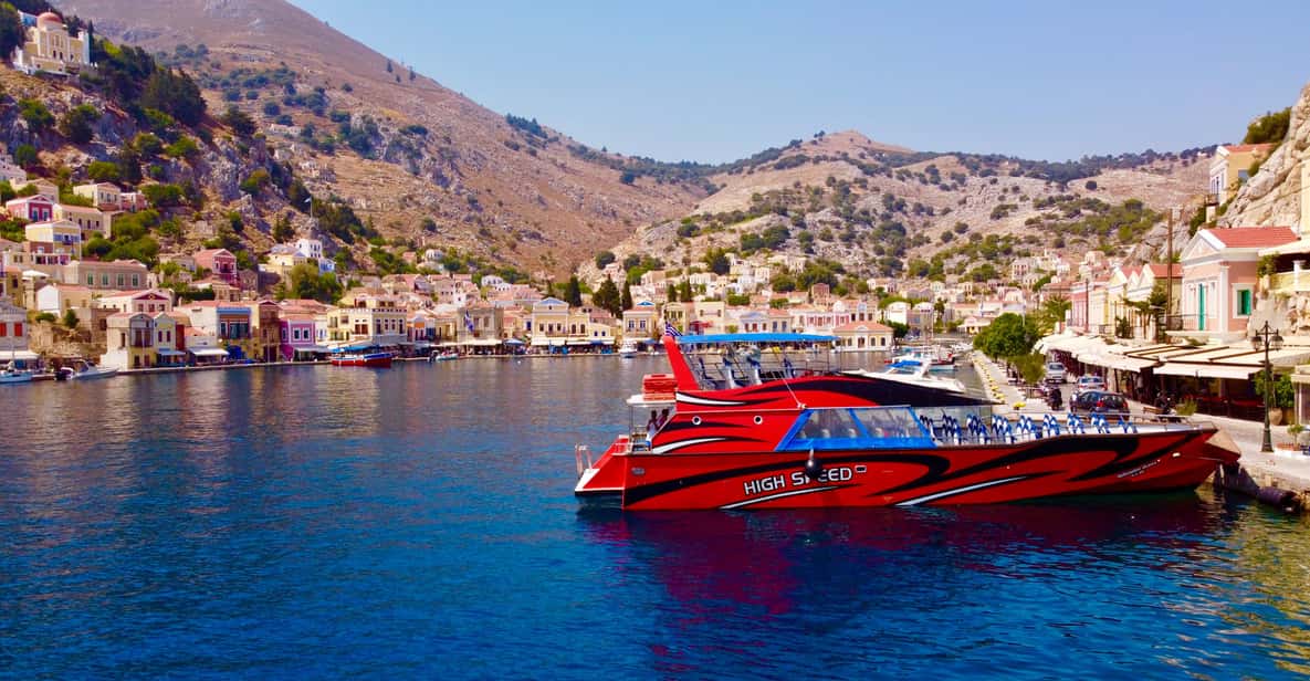 Kolymbia: Højhastighedsbåd til Symi Island & St George's Bay | GetYourGuide